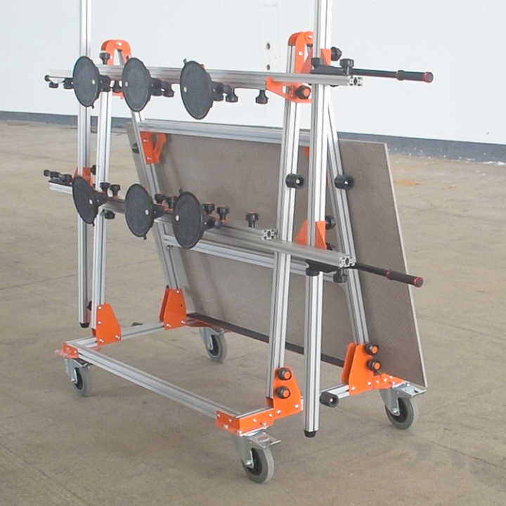Large Format Tile Slab Transport Cart Carry Tools Ceramic Handling Lift ...