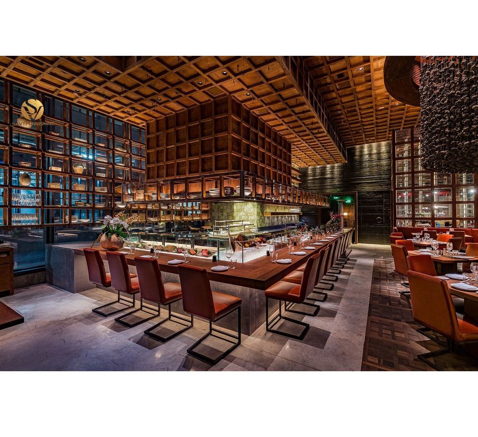 Modern Sushi Bar Counter for Japanese Restaurant Interior Design ...