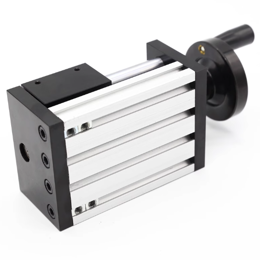 Manual Linear Slide Table Module, Handwheel, Precision Translation Workbench, with Scale ...