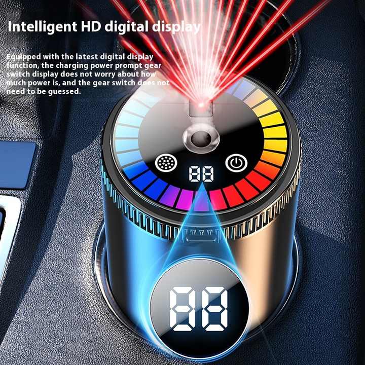 Intelligent Car Aromatherapy Diffuser OLED Screen Star Sky Interior ...