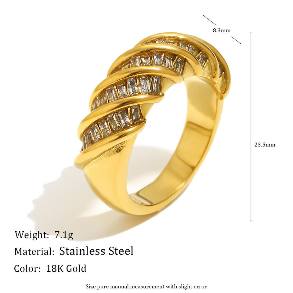 Fashionable Elegant Niche Design High-end Wedding Stainless Steel 18K ...