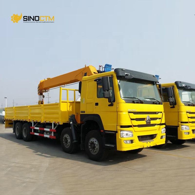 Truck-Mounted Telescopic Boom Loader Crane 10 12 14 15 16 20 Tons ...