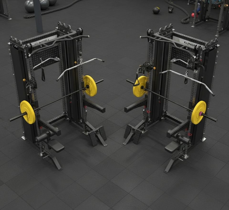 Kungfu Fitness Custom Power Rack Cable Pulley System Stainless Steel ...