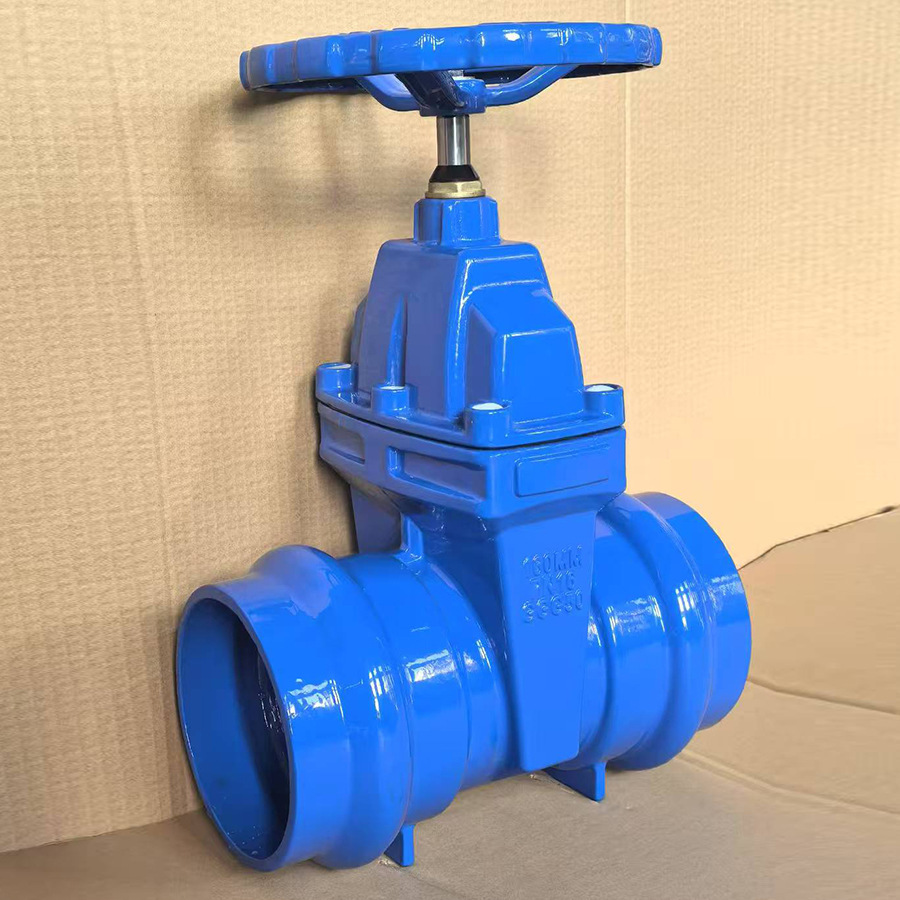 Ductile Iron Flanged and Socketed Handwheel Gate Valve, Grooved Gate ...