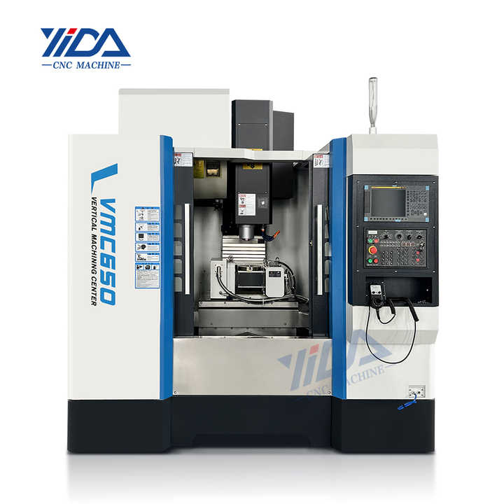 New VMC650 FANUC Gsk Siemens Cnc Precision Machining Center Vmc650 5 Axis Vertical CNC Milling ...