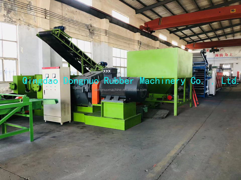 High Quality New Automatic Tire Recycling Machine Tire Shredder with ...