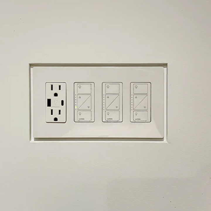 Lakeso Custom Flush Mounted Wall Socket Outlet for Home Office Use ...
