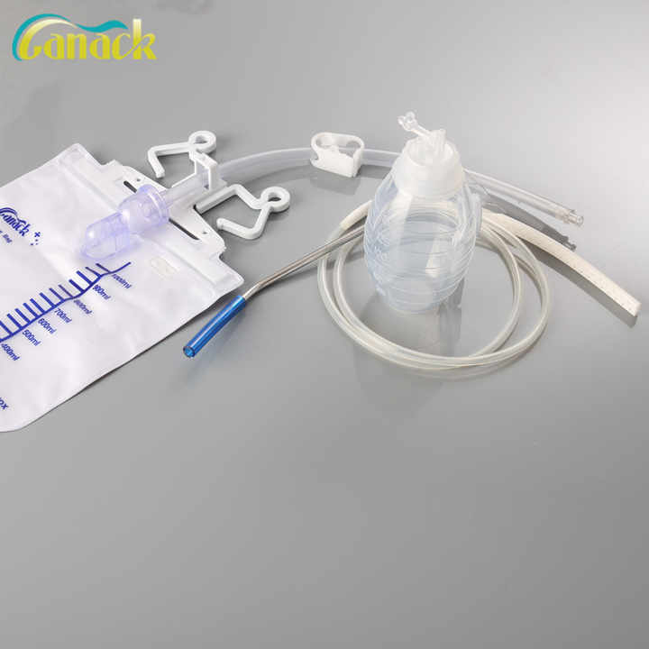 Surgical Medical Silicone Wound Drainage System with Durable Silicone ...