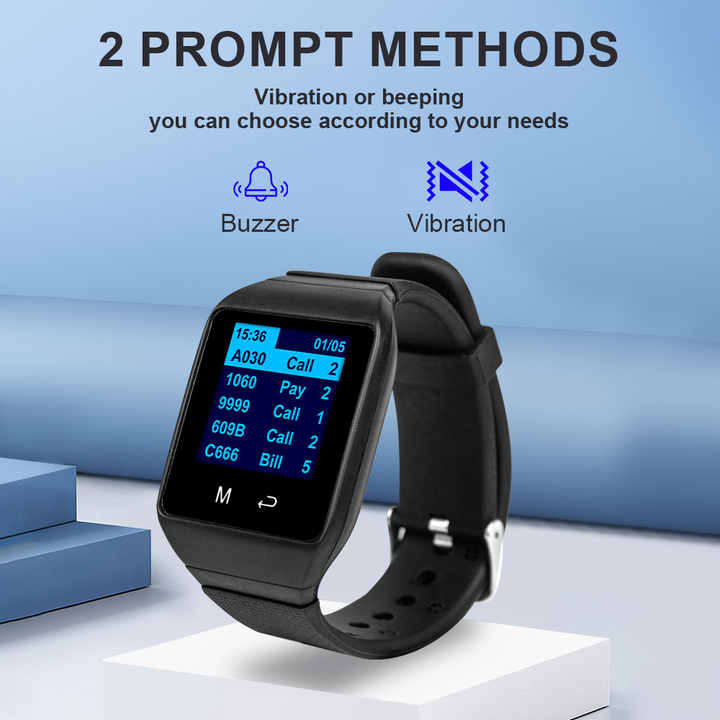 Waiter Call System 4 Watch Pager Receivers 40 Table Call Buttons ...