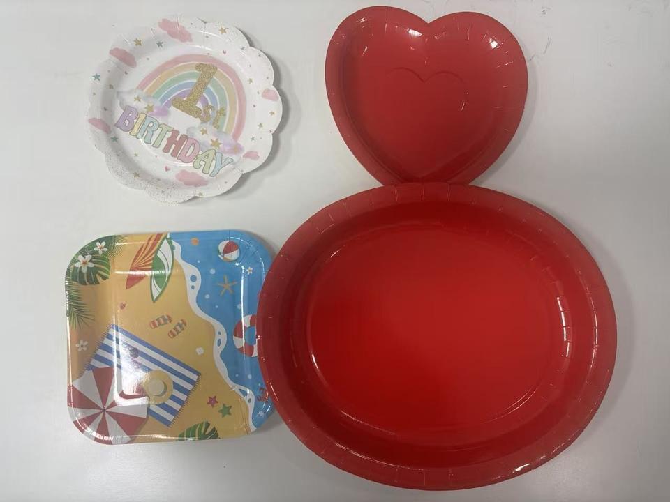 Custom Paper Plates Custom Cups Custom Napkins Factory Price Plate ...