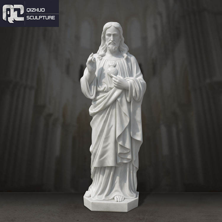 Life Size Outdoor Decoration Catholic Religious Hand Carved Stone ...