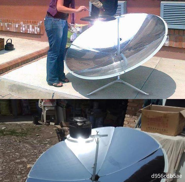 Home Portable Parabolic Rice Solar Stove Oven Parabolic Solar Cooker ...