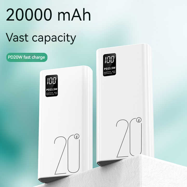 OEM/ODM Custom 20000mAh Powerbanks With Digital Display Dual USB Type C ...