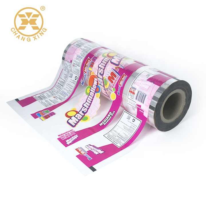 Custom Printed Food Packaging Roll Film Laminated Plastic Flexible ...