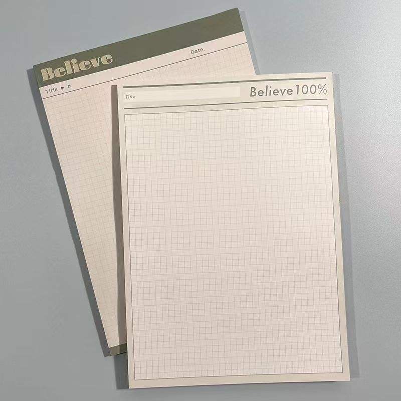 Personalized Tear Away Sheet Notepad 50~100 Sheet Memo Pad Unlined Note Pad Daily Planner ...