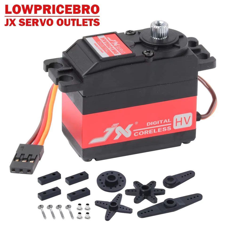 JX PDI-HV5921MG Digital Servo Motor 20kg-Cm Large Torque High Voltage ...