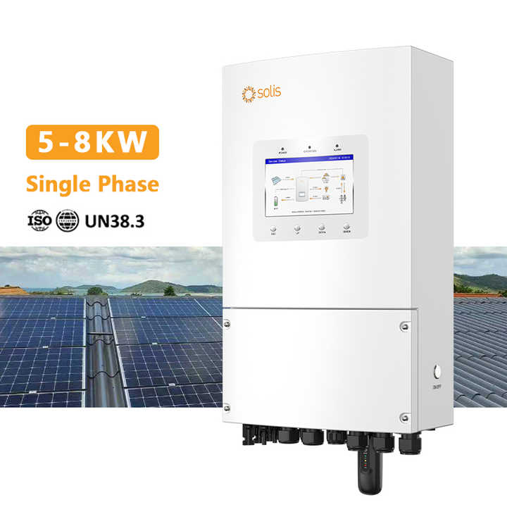 5kw Hybrid Solar Inverter 6kw 8kw Single Phase Solis S6-eh1p(5-8)k-l-plus Off-grid Grid Tie ...