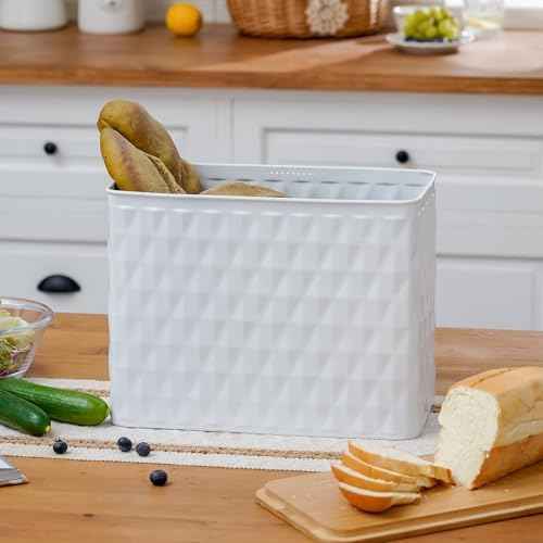 Extra Large Bread Box for Kitchen Countertop Corner Breadbox for ...