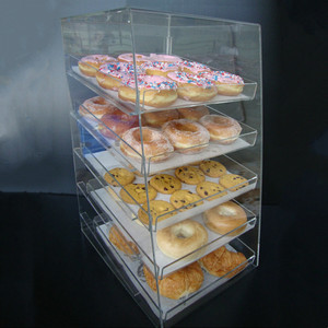 Acrylic Cookie Display Cases - Elegant Bakery Solutions