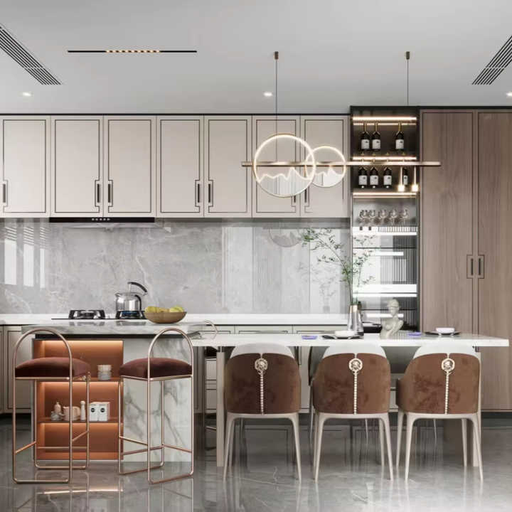 KINGV Modern High-end Custom Kitchen| Alibaba.com