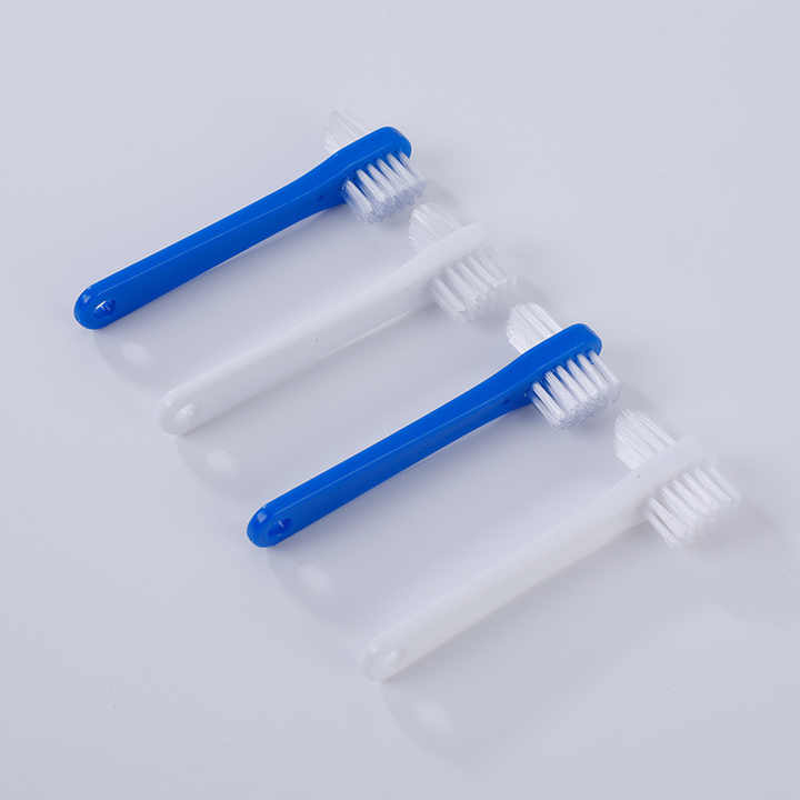 Small Short Handle Hard Nylon Bristle Denture Brush - Oem | Wholesale