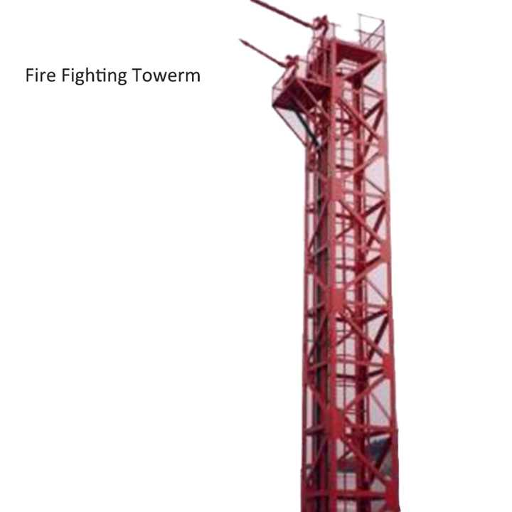 Fire Monitor Tower Platform Firefighting Single or Double Layer Water ...