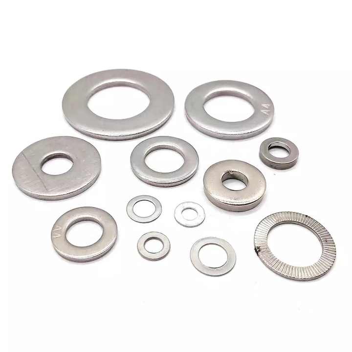Din125 Flat Washer Carbon Steel Din127 Spring Washer Fasteners Bolts and Nuts Galvanized Hdg ...