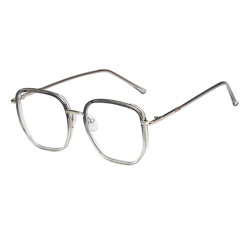 Ultralight Blue Blocking Glasses Girl Retro Green Frame Glasses ...