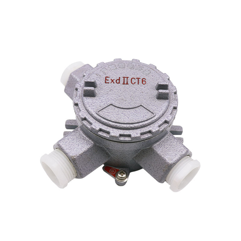 Aluminum Ex-Proof Circular Junction Box IP65 Protection Level Golden ...
