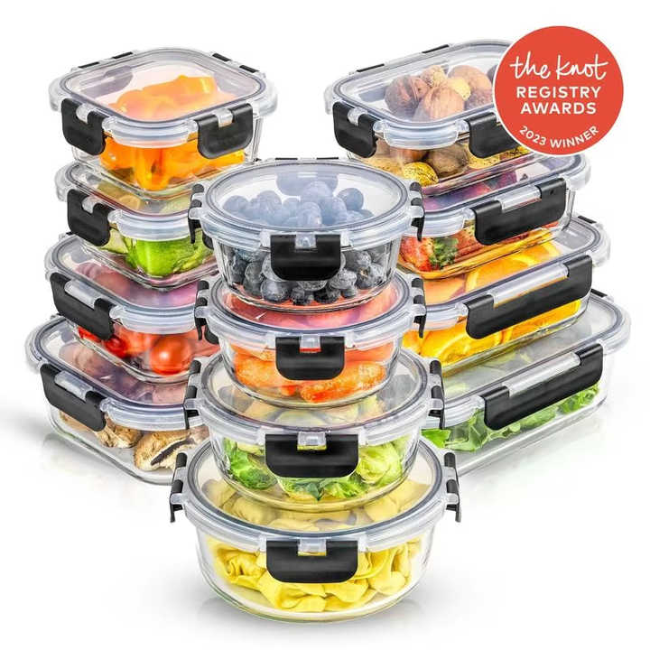 Microwave Safe Glass Food Container - Perfect for Meal Prep