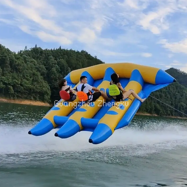 Wholesale Water Towing Tube Banana Boat Inflatable Fly Fish Manta Ray ...