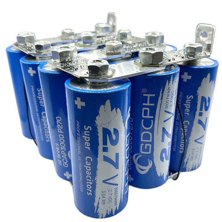 GDCPH High Current Farad Capacitor Bank 32V250F Large Capacity Power ...