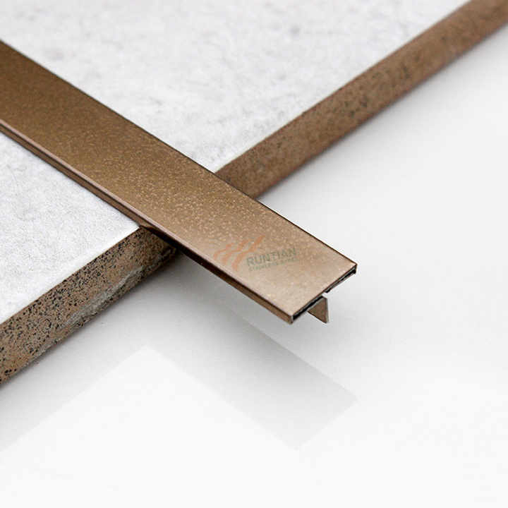 Vibration Finish Marble Floor Transition Strip 6mm L U Channel Shape ...