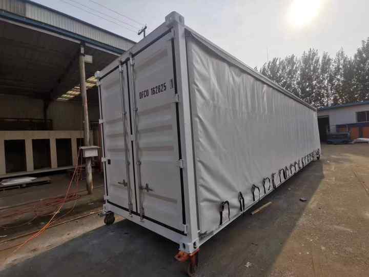 Low Price Good Quality Reinforced Steel Shipping Container Side Curtain ...