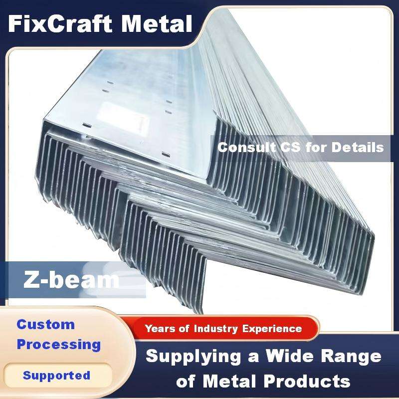 Cold-formed Galvanized Z-Steel Structure Workshop Construction Durable ...
