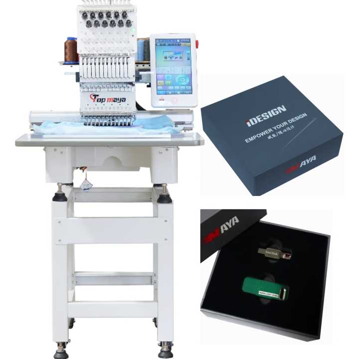 MAYA Computerized Embroidery Machine - AI Design Software