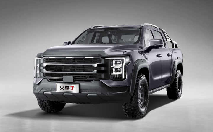 FOTON Mars V7 4x4 Pickup Truck New Automatic AC Euro VI Diesel Electric ...