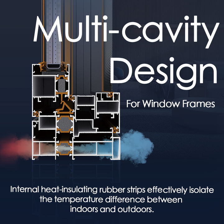 Deslano High-Performance Curtain Wall Casement Window for Modern ...
