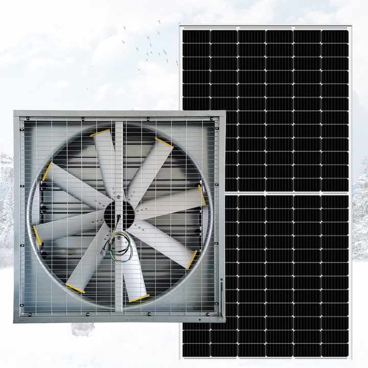 Customizable 1360mm DC Axial Flow HVAC Fans Industrial Solar Panel ...