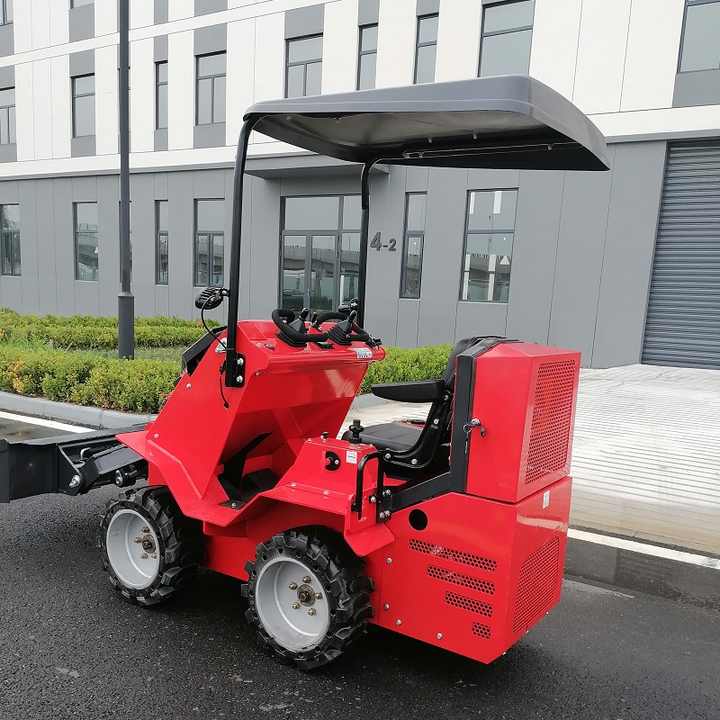TOHO Mini Earth-moving Loader Skid Steer Machinery Tractor With ...