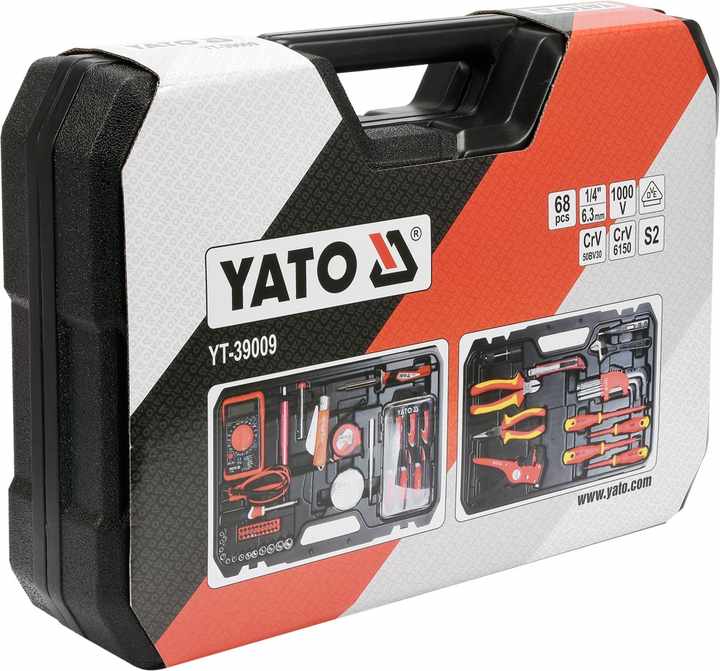 YATO ชุดเครื่องมือช่าง YT-39009,ชุดประแจบล็อกงานหนักชุดช่างไฟฟ้าซ่อมแซม ...