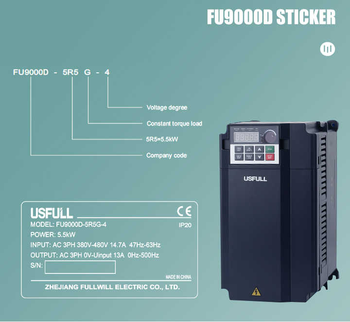 USFULL AC Drive 380V 220V 7.5KW Frequency Inverter V/F Control VFD| Alibaba.com