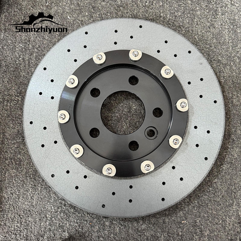 Auto Cars Brake Caliper Kit Carbon Fiber Ceramic Rotor CCB For Tesla ...