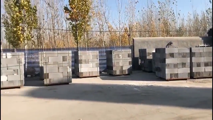 Fly Ash Limestone Adaptable Cutting Precision CLC Non-Autoclaved ...