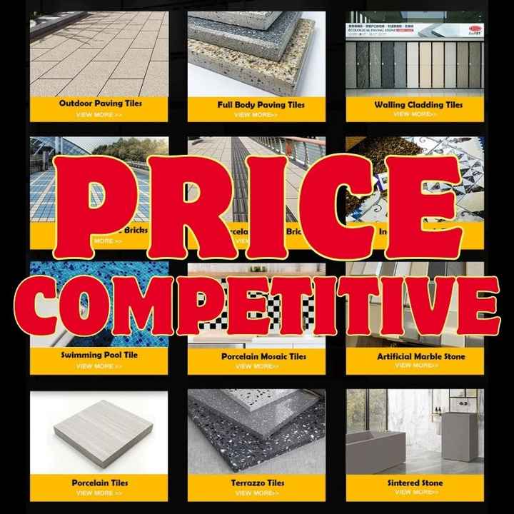15 Tons Load Bearing Capacity Outdoor Paver Pool Thickness 2cm