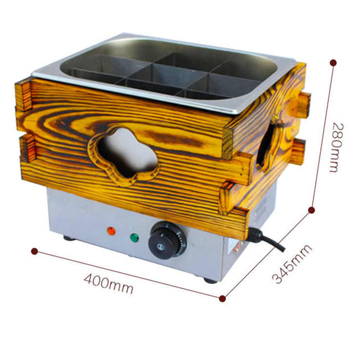 Commercial Electric Stainless Steel Oden Machine Fuqi Kanto Cooking ...