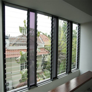 Stylish Wholesale clear float glass louvre For Privacy And Shade ...