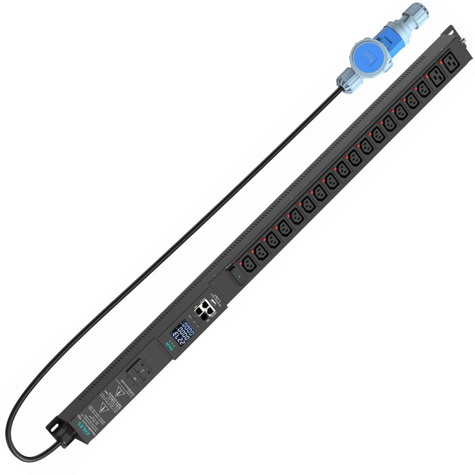 ACT IP-UL Certified PDU 32A Single Phase 200-240V 16 C13 2 C19 Click ...