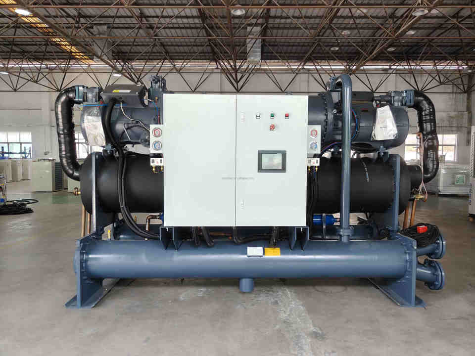 Noxin Factory Double Compressors Screw Type Commercial Refrigerated ...