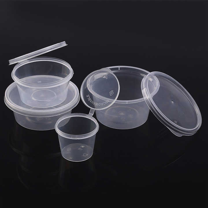Free Sample Jetables 1.5 2 oz Plastic PP Sauce Emballage Containers Cup ...